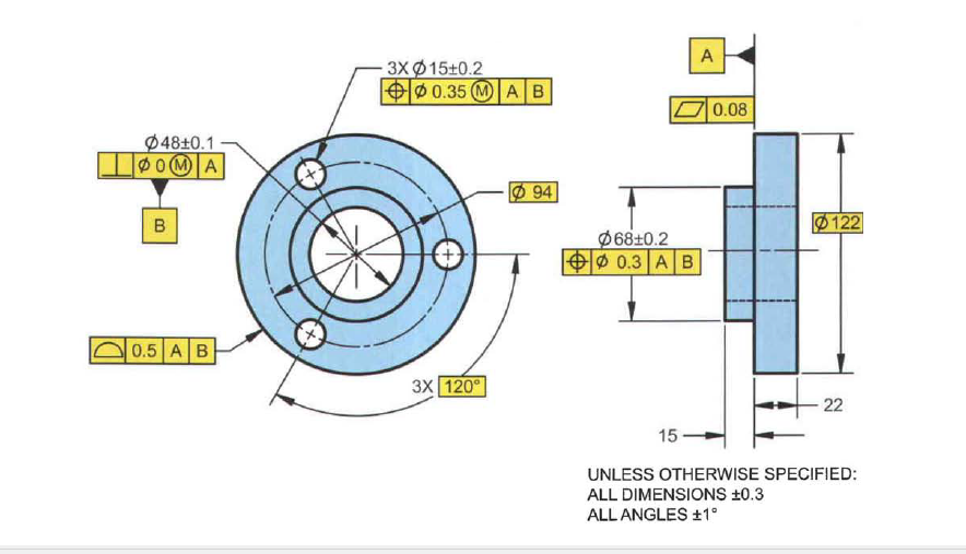 Problem Statement For the drawing shown in the | Chegg.com