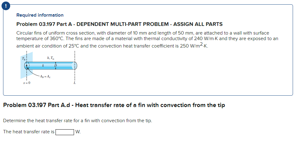 Solved Problem 03.197 Part A - DEPENDENT MULTI-PART PROBLEM | Chegg.com