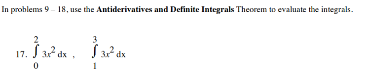 Solved In problems 9−18, use the Antiderivatives and | Chegg.com