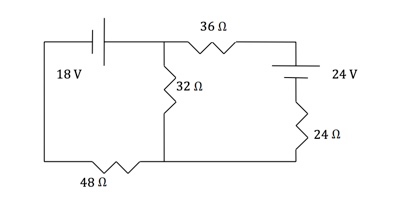 Solved In the included picture, determine the currents in | Chegg.com