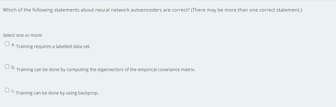 Solved Which of the following statements about neural | Chegg.com
