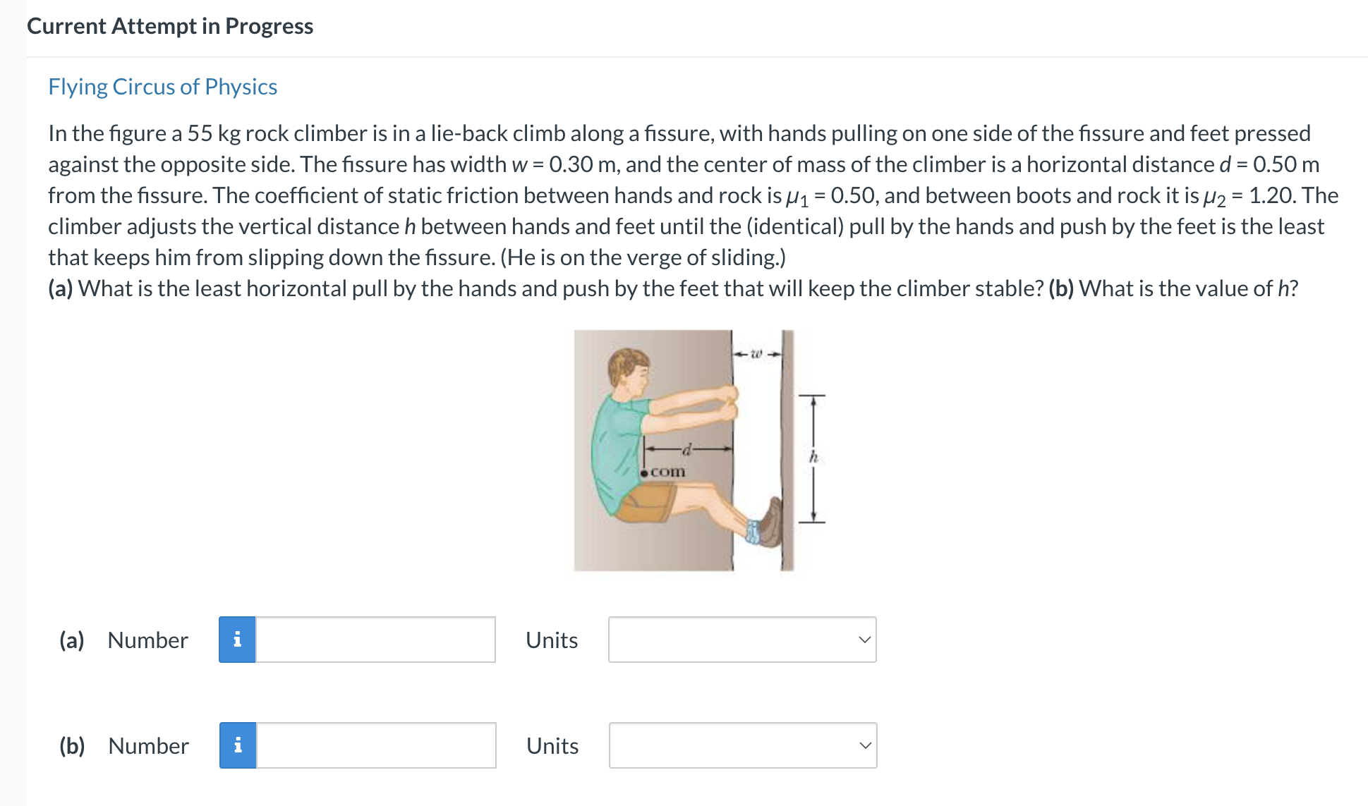 Solved Current Attempt in ProgressFlying Circus of PhysicsIn | Chegg.com