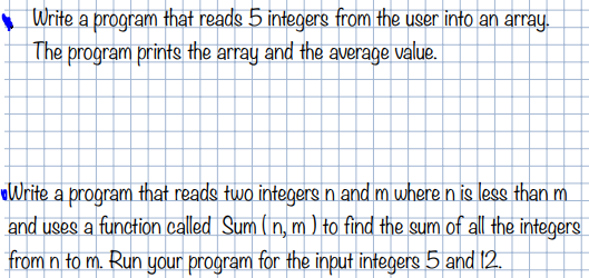 Solved Write a program that reads 5 integers from the user | Chegg.com
