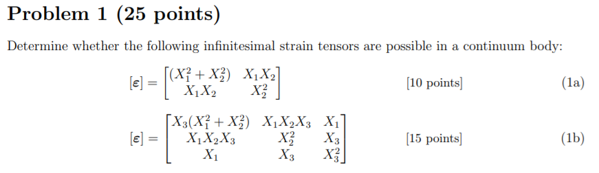 Solved Problem 1 (25 points) Determine whether the following | Chegg.com