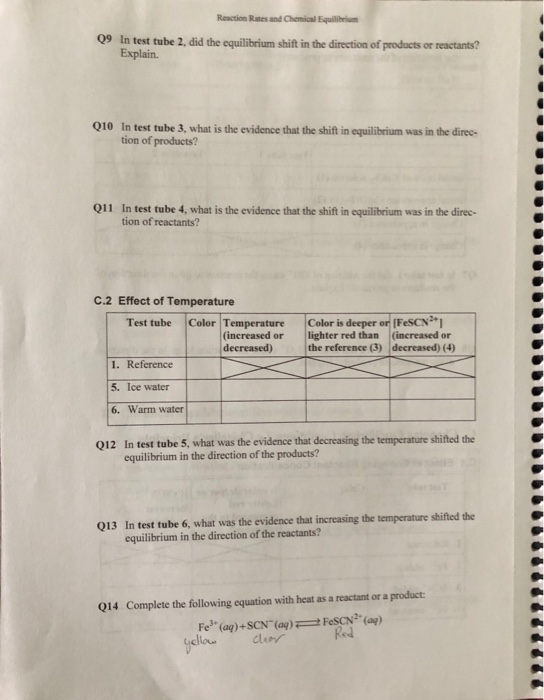 Reaction Rates and Chemical Equilibrim 09 In test | Chegg.com