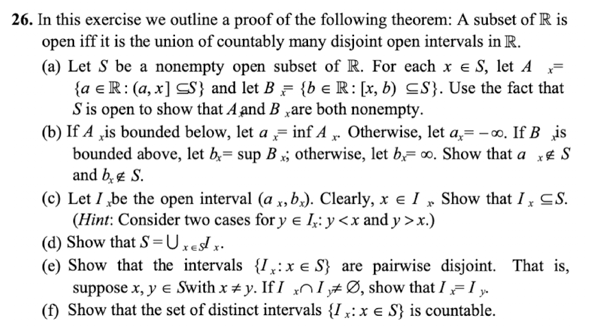 Solved 26. In this exercise we outline a proof of the | Chegg.com