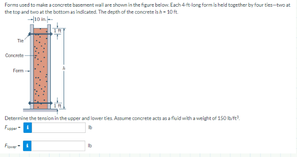 Solved Forms used to make a concrete basement wall are shown | Chegg.com