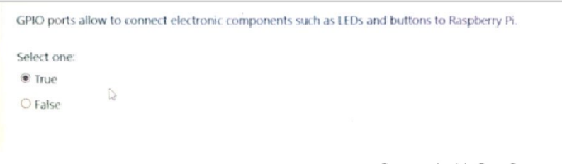 Solved GPIO ports allow to connect electronic components | Chegg.com