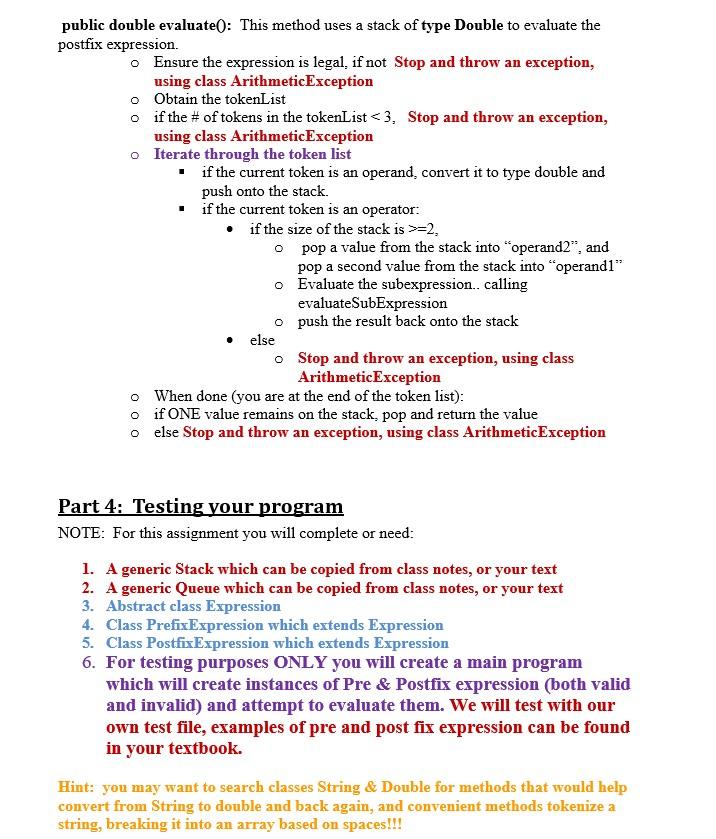 Solved Topics: Abstract Classes, Inheritance, Solving Prefix | Chegg.com