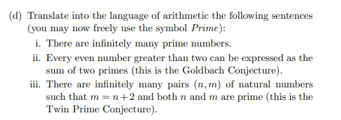 Solved 1. The signature of the language of arithmetic | Chegg.com