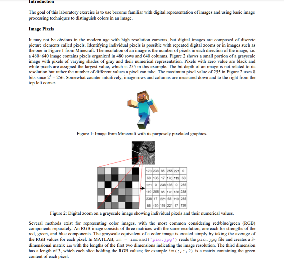 Introduction The goal of this laboratory exercise is | Chegg.com