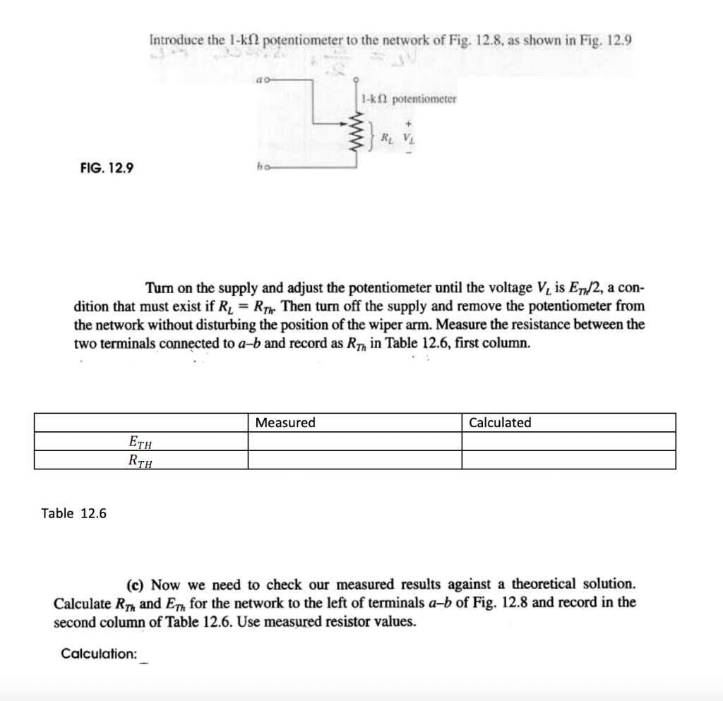 Solved Maximum Power Transfer (Validating the Condition | Chegg.com
