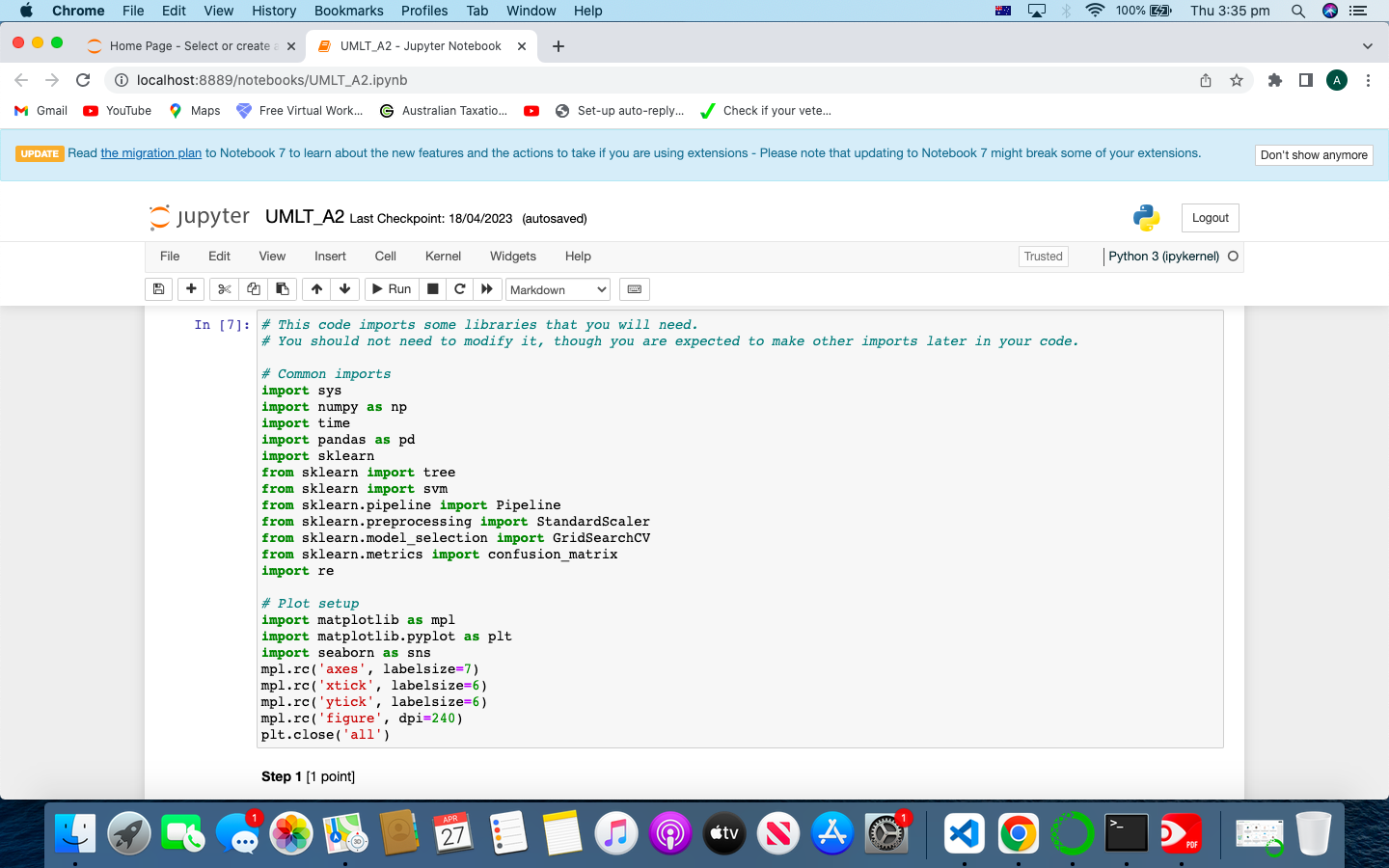 Solved In [7]: \# This code imports some libraries that you | Chegg.com