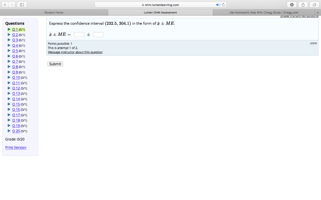 Solved ohm.lumenlearning.com Student Home Lumen OHM | Chegg.com