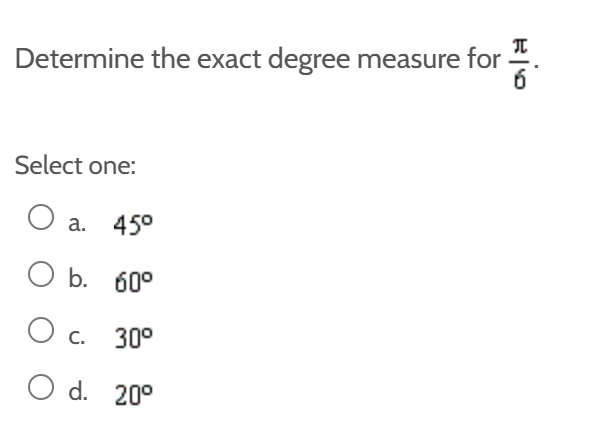 Solved Determine the approximate degree measure for an angle | Chegg.com