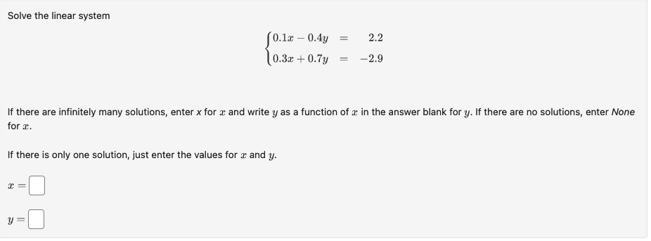 Solved Look at this system of equations. 2y+12=8x12x−3y=18 | Chegg.com
