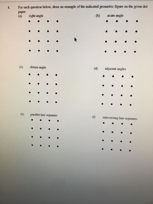 Solved For each question below, draw an example of the | Chegg.com