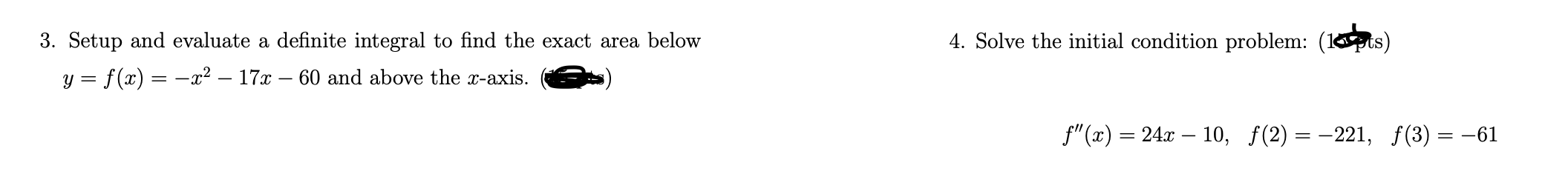 Solved 4. Solve the initial condition problem: (101) 3. | Chegg.com