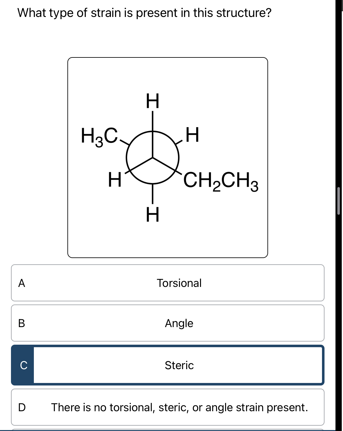 Solved What type of strain is present in this | Chegg.com