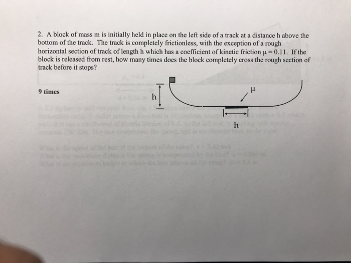 Solved Can you please help me with this physics word | Chegg.com