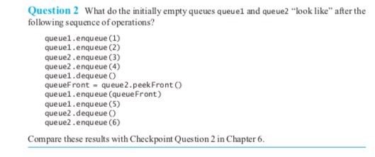 Solved 3. (Carrano, F.) Use the code ArrayQueue p. 408, | Chegg.com