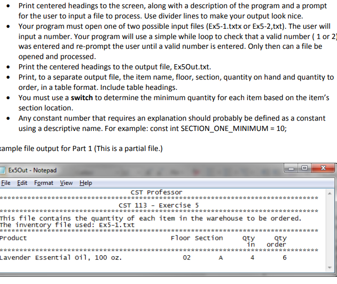 Solved //Include - to use input & output on the | Chegg.com
