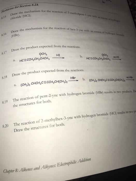 Solved Markovnikov's rule to predict the product of Use each | Chegg.com