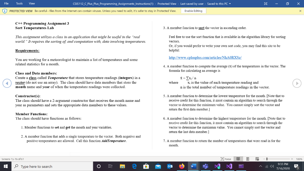 Solved File View х Tools CSIS112_C_Plus_Plus_Programming | Chegg.com