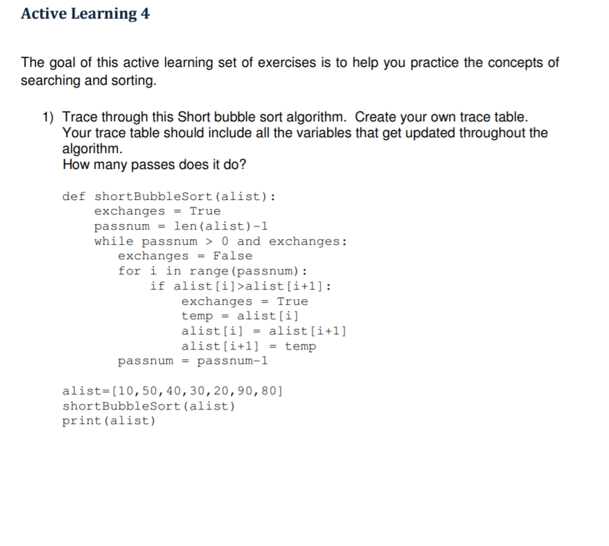 Solved Active Learning 4 The goal of this active learning | Chegg.com