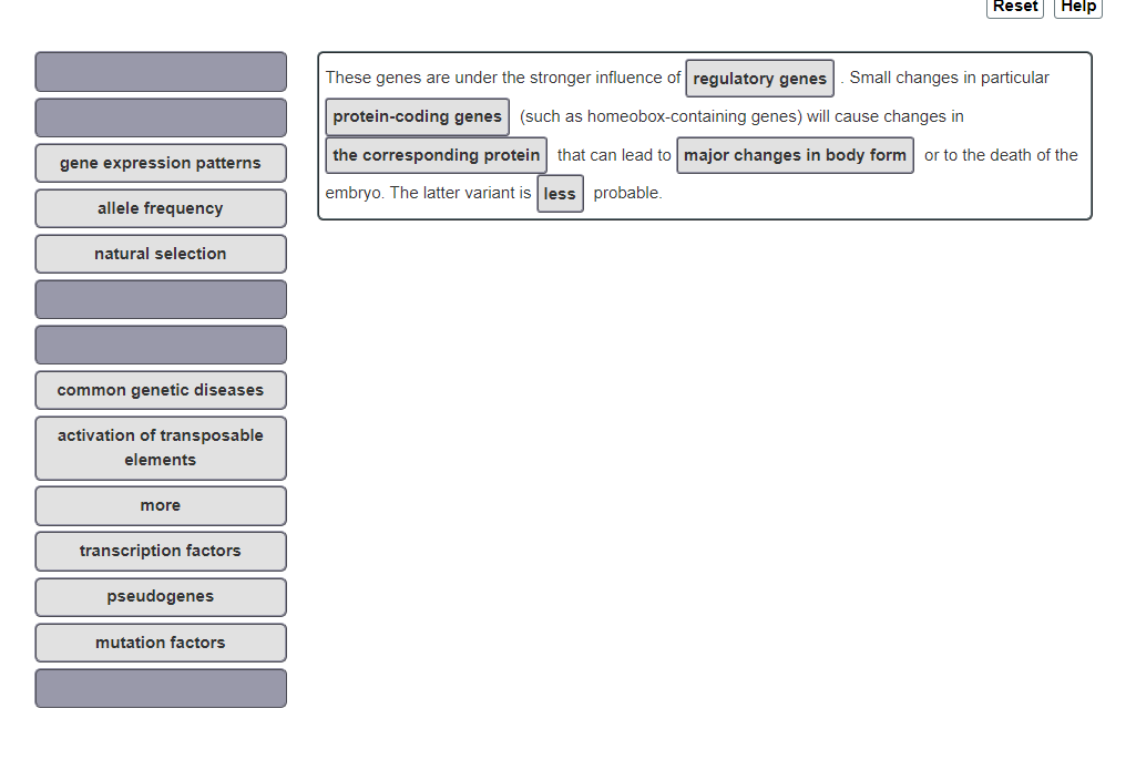 Solved Reset Help These genes are under the stronger | Chegg.com