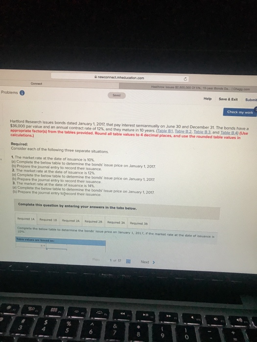 Solved Connect Problems Help Save &Exit Submit Check my work | Chegg.com