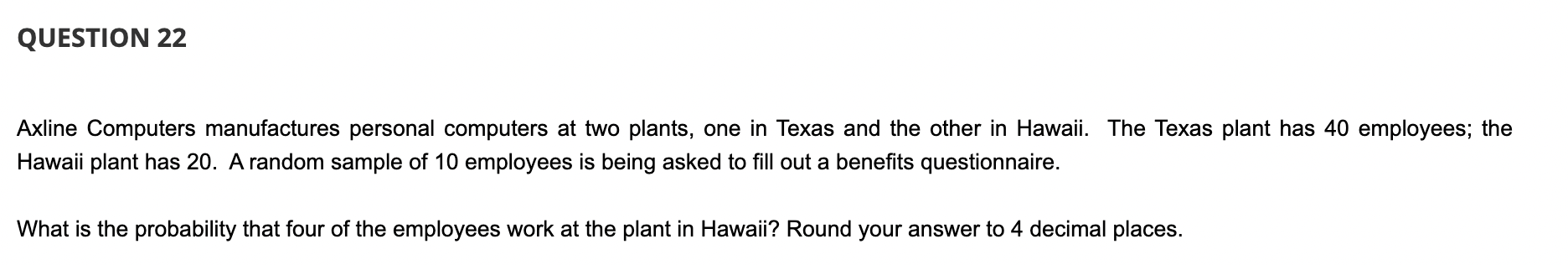 Solved Axline Computers manufactures personal computers at | Chegg.com
