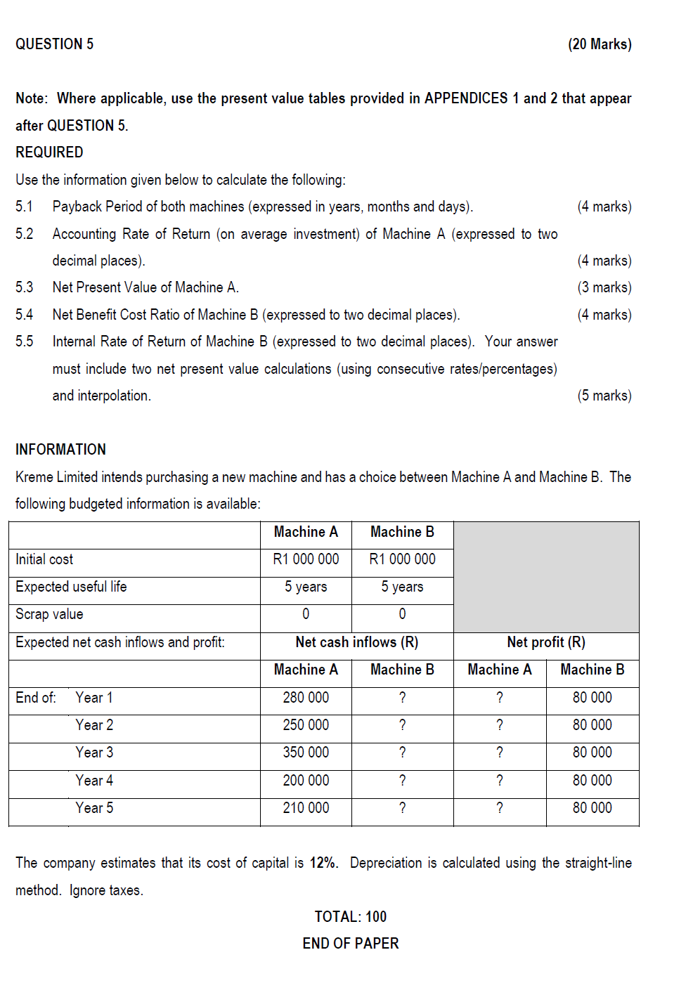 Solved Note: Where applicable, use the present value tables | Chegg.com