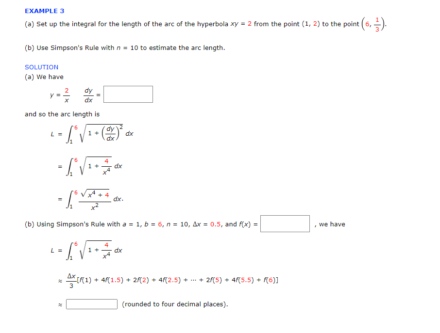 Solved EXAMPLE 3 (a) Set up the integral for the length of | Chegg.com