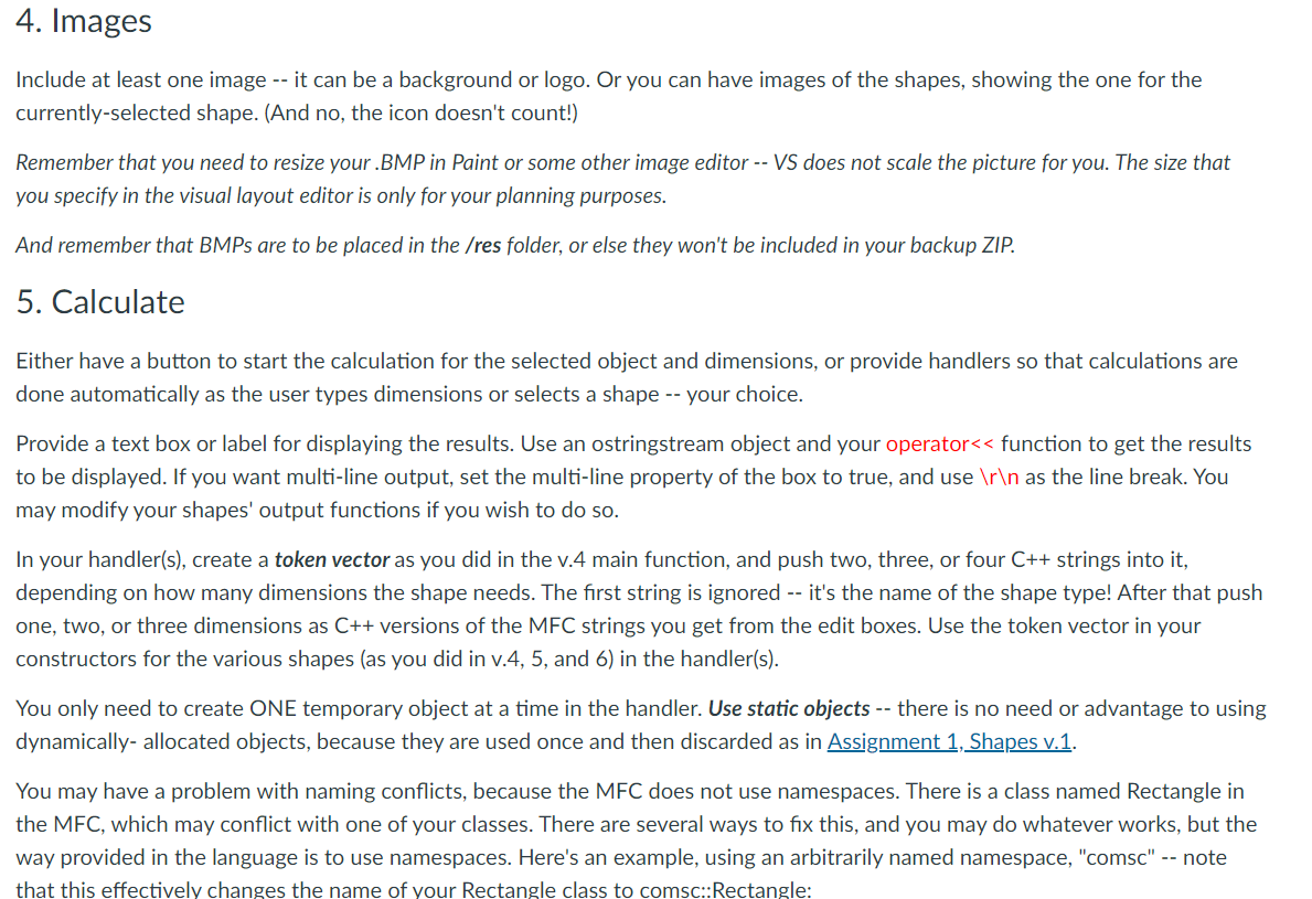 Solved 1. Create A Project Using Visual Studio, create a | Chegg.com