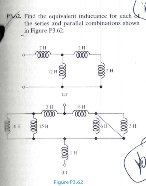 Solved 62. Find the equivalent inductance for each of the | Chegg.com