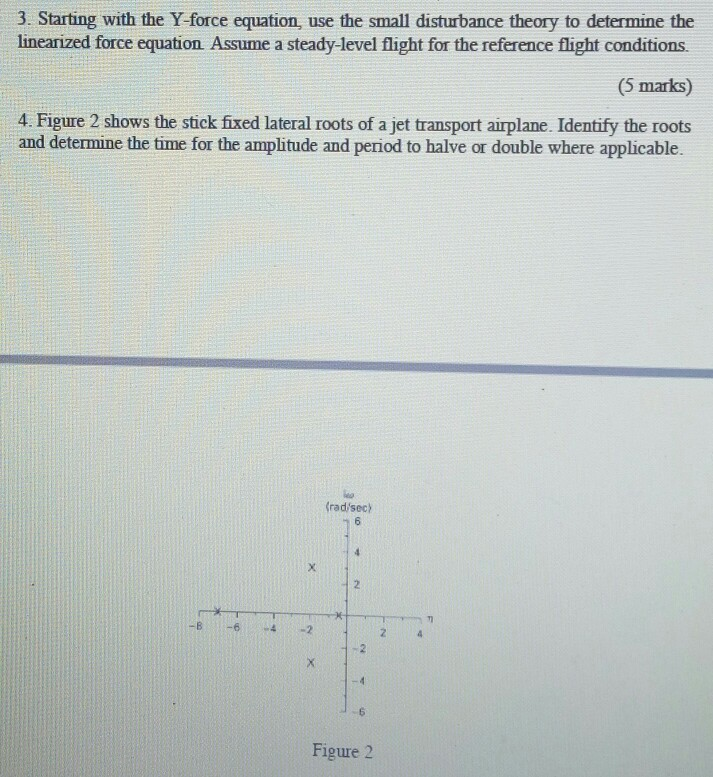 Solved 3. Starting with the Y-force equation, use the small | Chegg.com