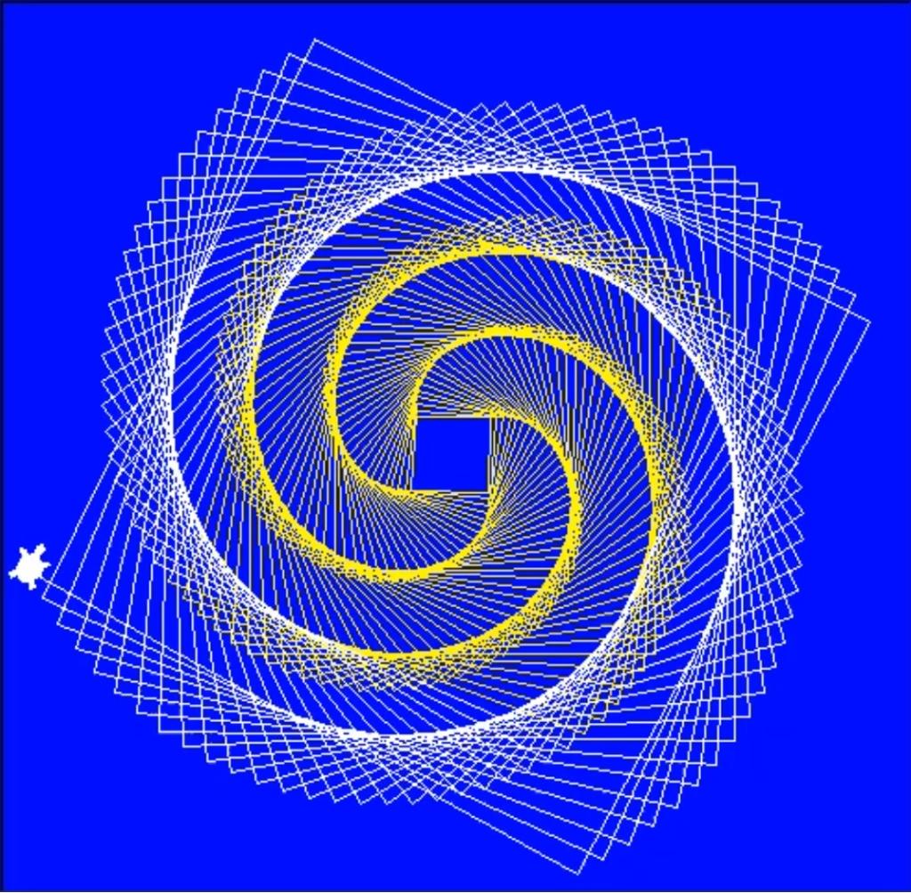 Solved Turtle Graphics Is A Python Feature Like A Drawing Chegg