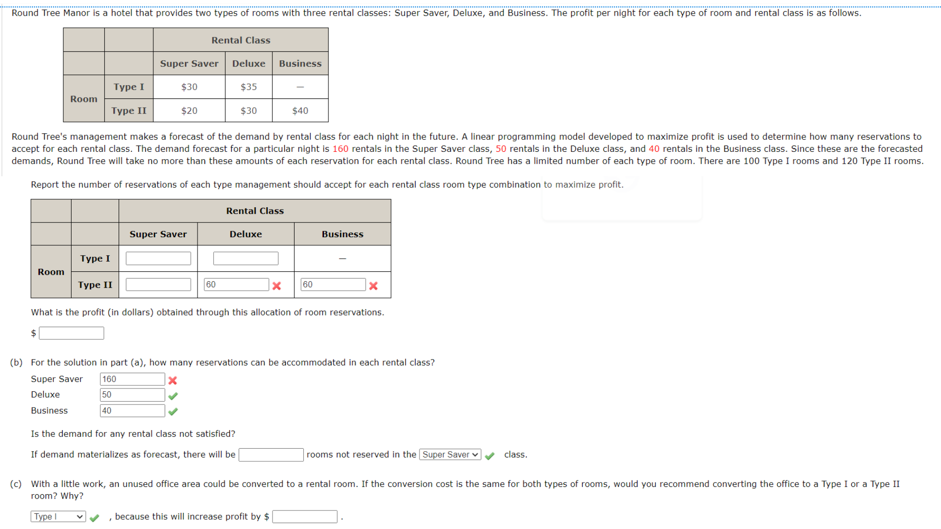 Solved Report the number of reservations of each type | Chegg.com