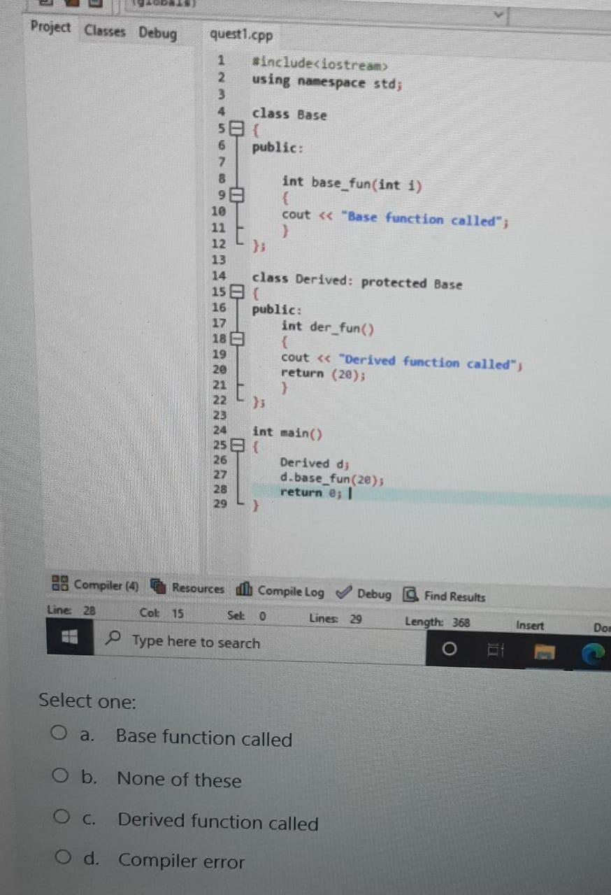 Tg2ODAS) Project Classes Debug al.cpp 1 #include | Chegg.com Tg2ODAS) Project Classes Debug al.cpp 1 #include | Chegg.com