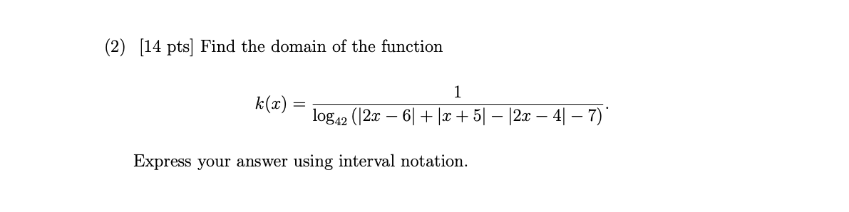 2 14pts ﻿find The Domain Of The 