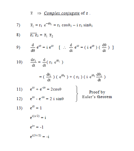 Solved ī → Complex conjugate of z. 7) Z1 = 11 e 11 = 11 | Chegg.com