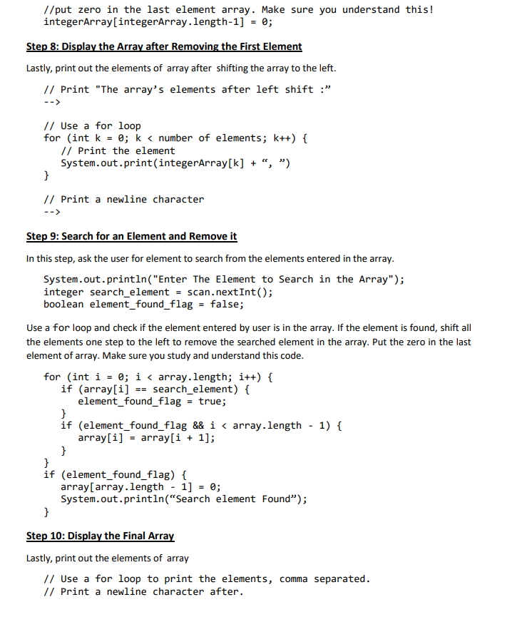 Solved What this Lab Is About: 1) Use of the Array and | Chegg.com