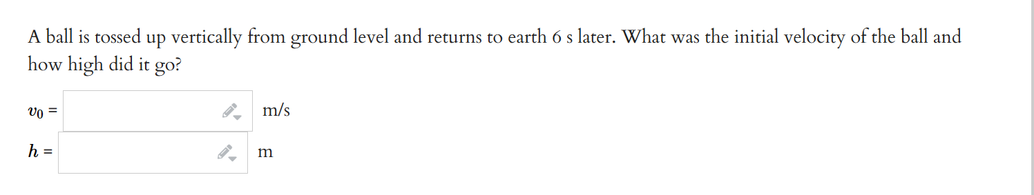 Solved A ball is tossed up vertically from ground level and | Chegg.com