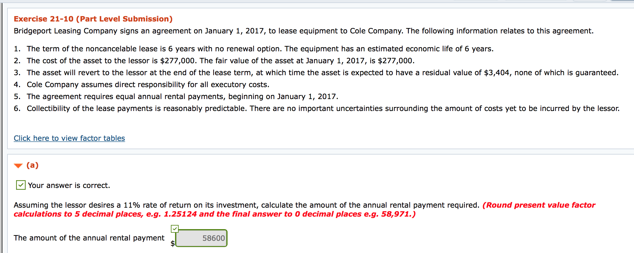 Solved Exercise 21-10 (Part Level Submission) Bridgeport | Chegg.com