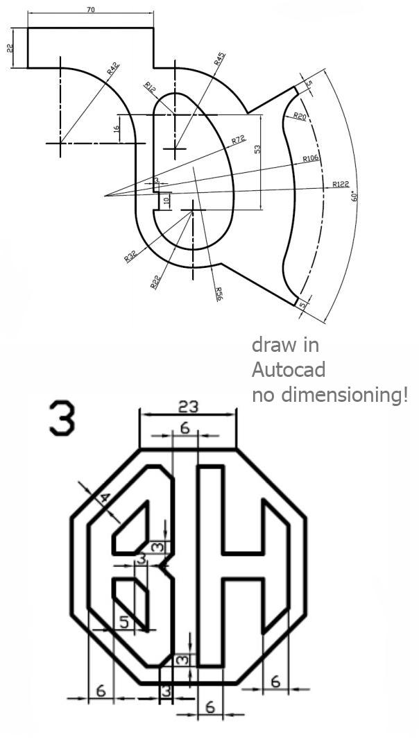 Solved 70 R42 Sy R12 | R72 106 1. Re: R32 draw in Autocad no | Chegg.com