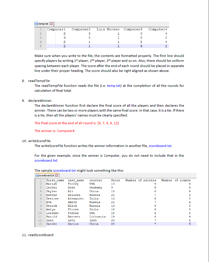 Solved Game Description: You are going to make a | Chegg.com