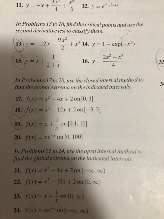 Solved In Problems 13 to 16, find the critical points and | Chegg.com