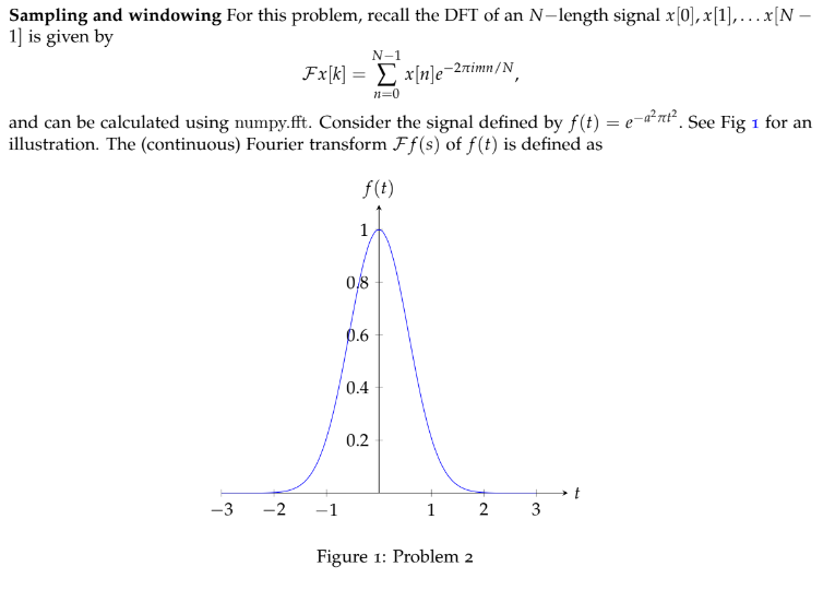 Solved Sampling And Windowing For This Problem Recall The
