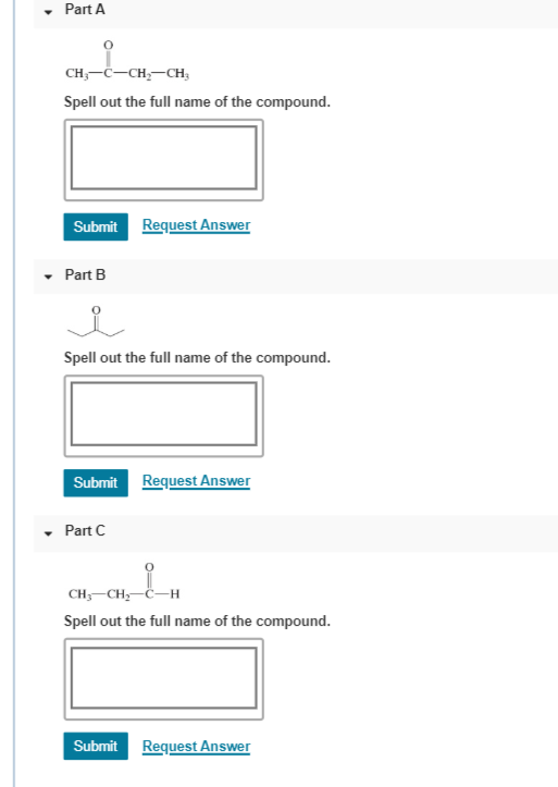 Solved CH3-C-CH-CH, Part A Spell out the full name of the | Chegg.com